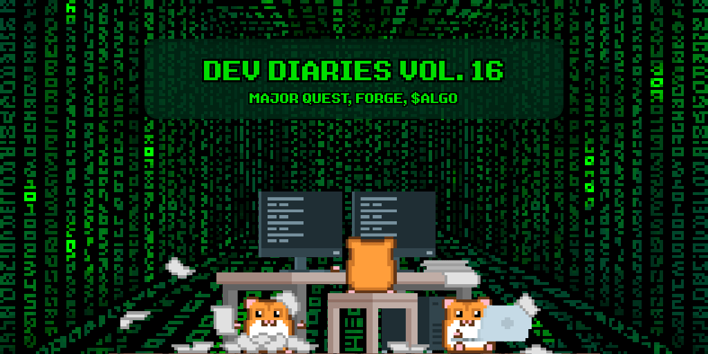 Dev. Diaries Vol.16: Major Quest, Forge and Algorand $ALGO - RollerCoin ...