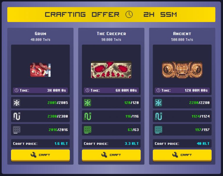 Meet our brand-new Crafting Offers!— RollerCoin Blog