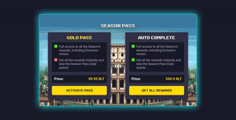 RollerCoin’s Mechanics Explained: Season Pass - RollerCoin Blog – Our ...
