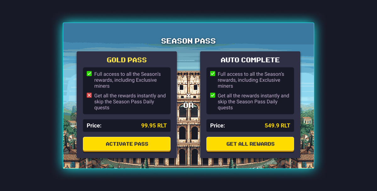 RollerCoin’s Mechanics Explained: Season Pass - RollerCoin Blog – Our ...