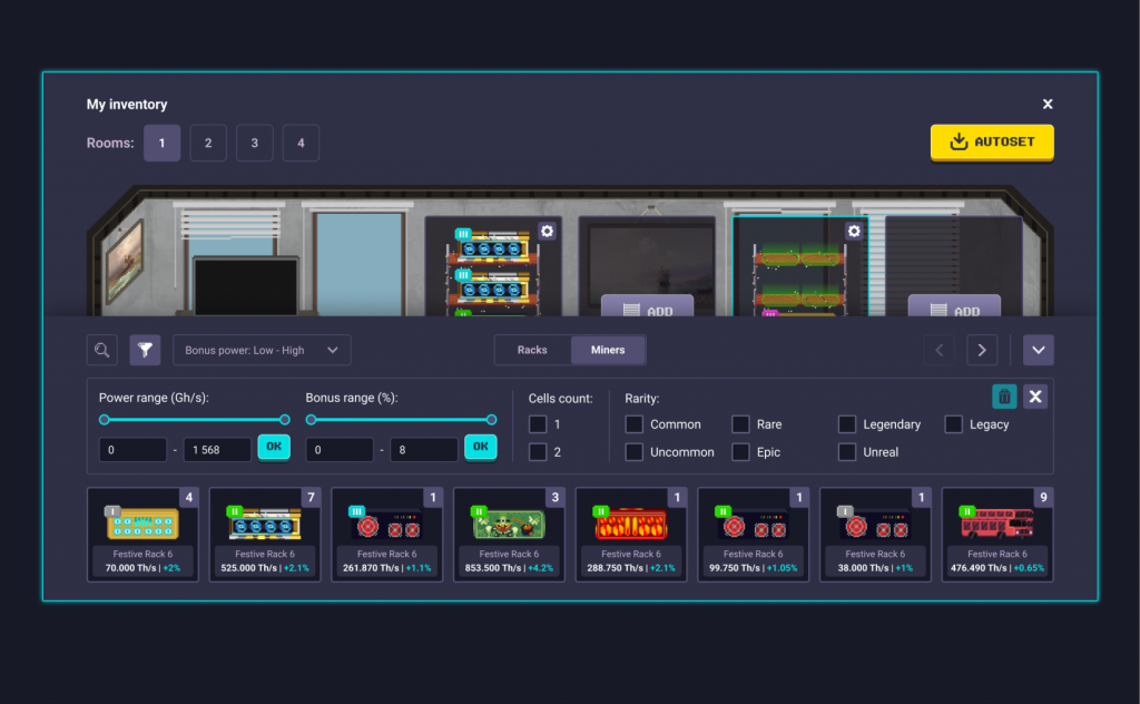 A New Room Items Panel Is Here! - RollerCoin Blog